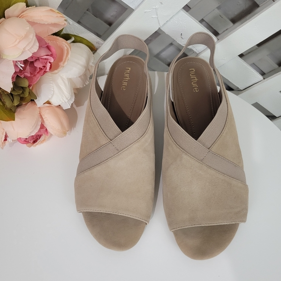 Nurture by Lamaze | Shoes | Nuture Giannis Tan Leather Slingback Sandal ...